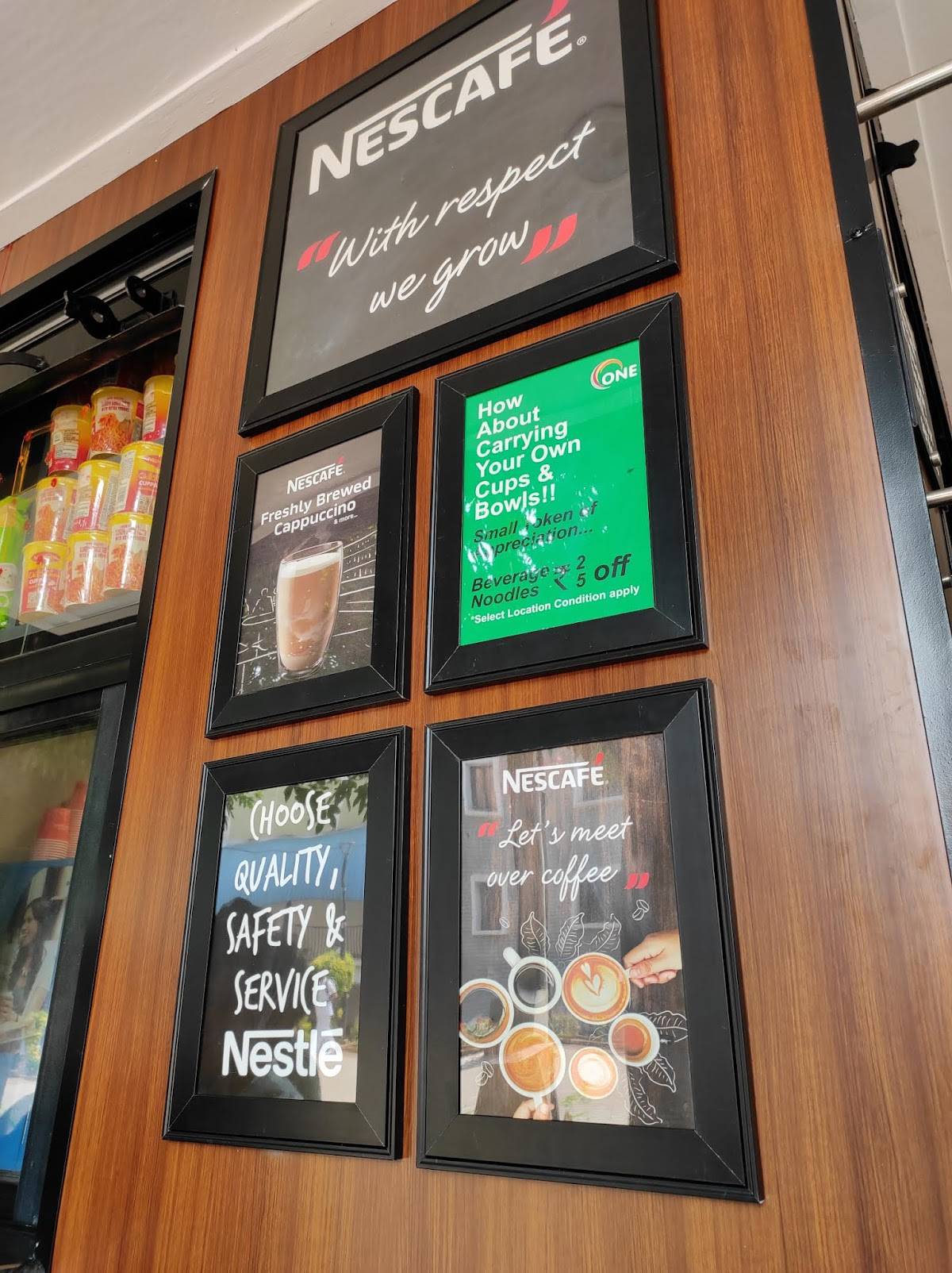 Menu at Nescafe, Bengaluru, VFXW+C7X