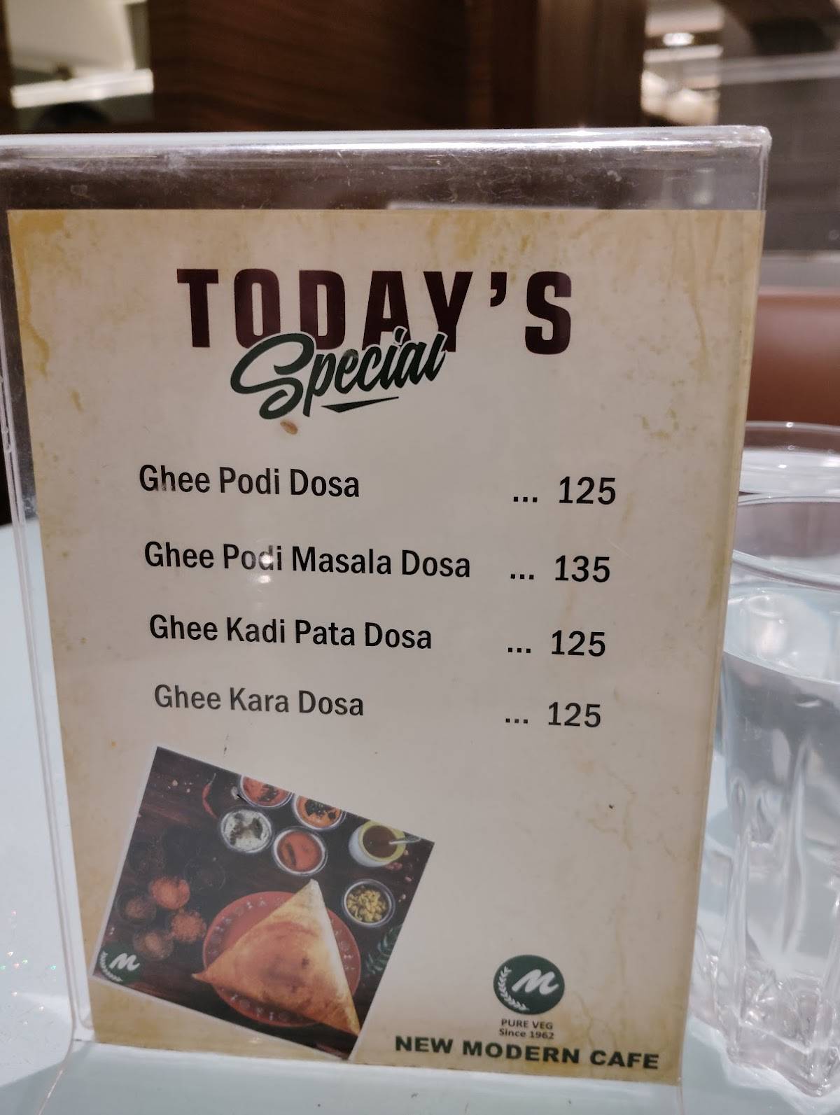 Menu at New Modern Cafe, Dombivli, Phadke Rd
