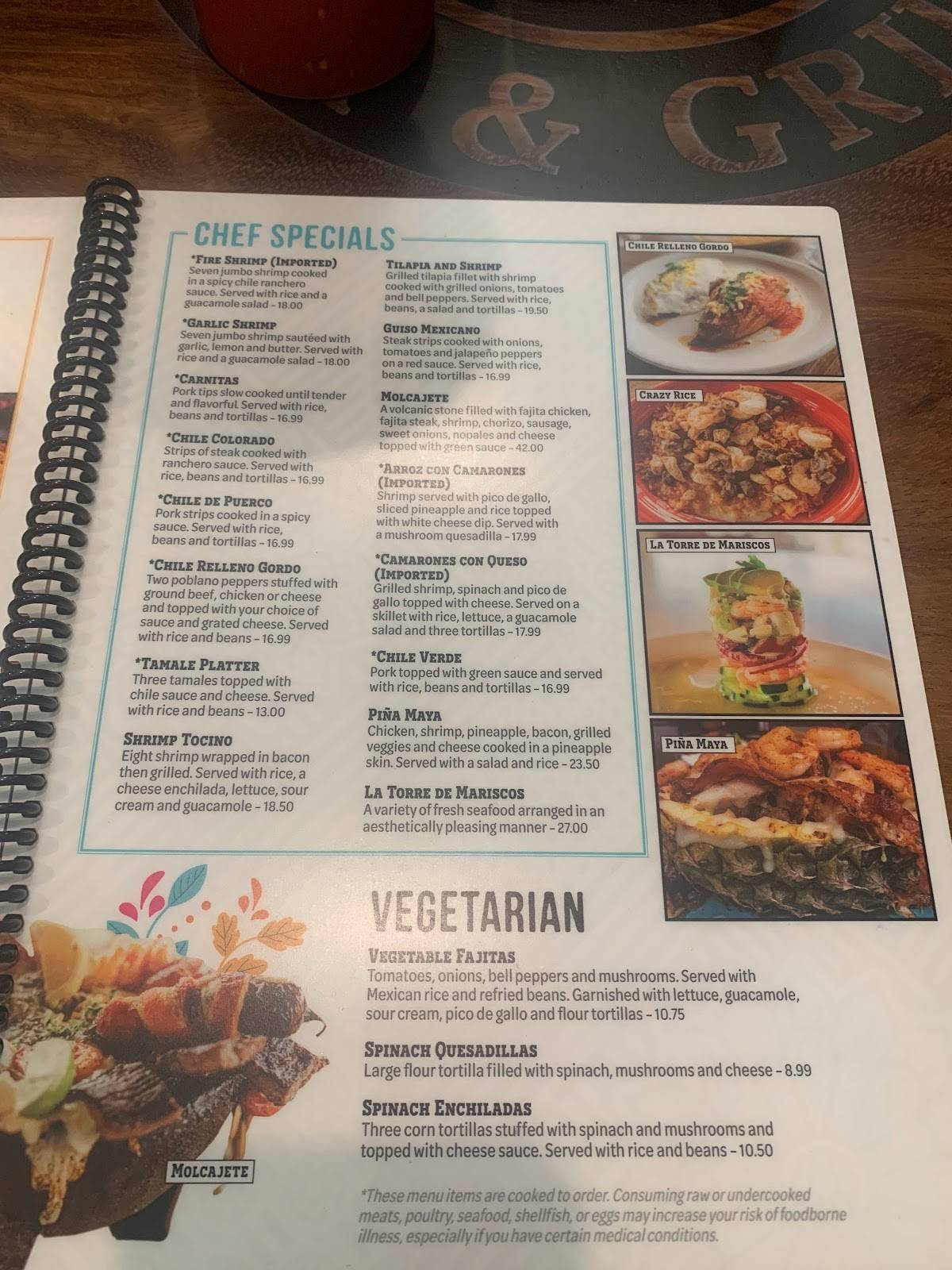 Menu at EL PATIO MEXICAN RESTAURANT BAR & GRILL, New Roads, Memorial Blvd