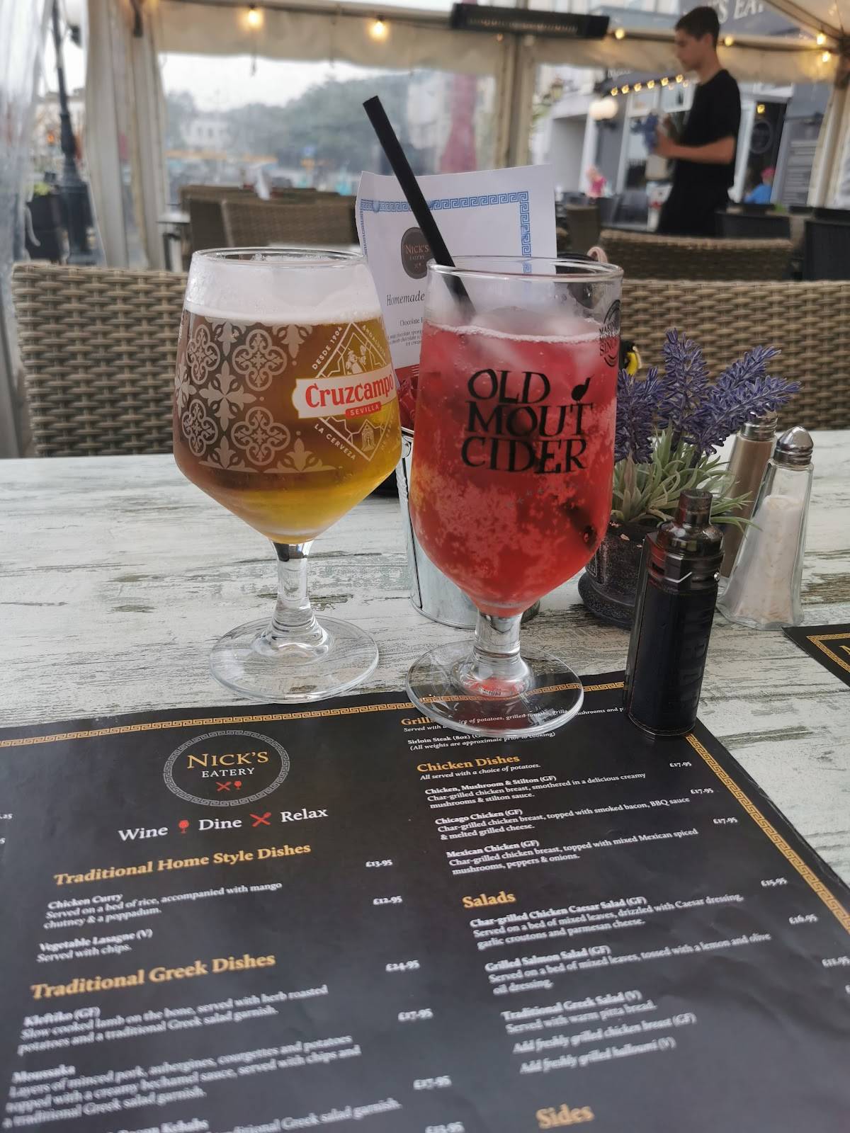 Menu at Nick's Fish Grill & Dessert pub & bar, Weston-super-Mare