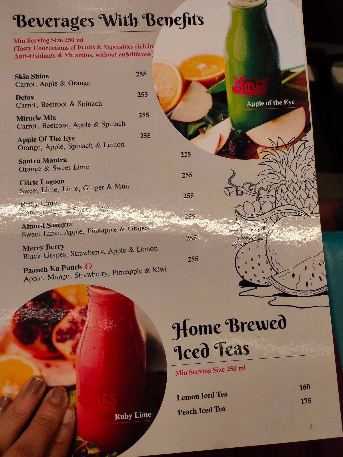 Menu at Nini's Kitchen - Science City, Ahmedabad