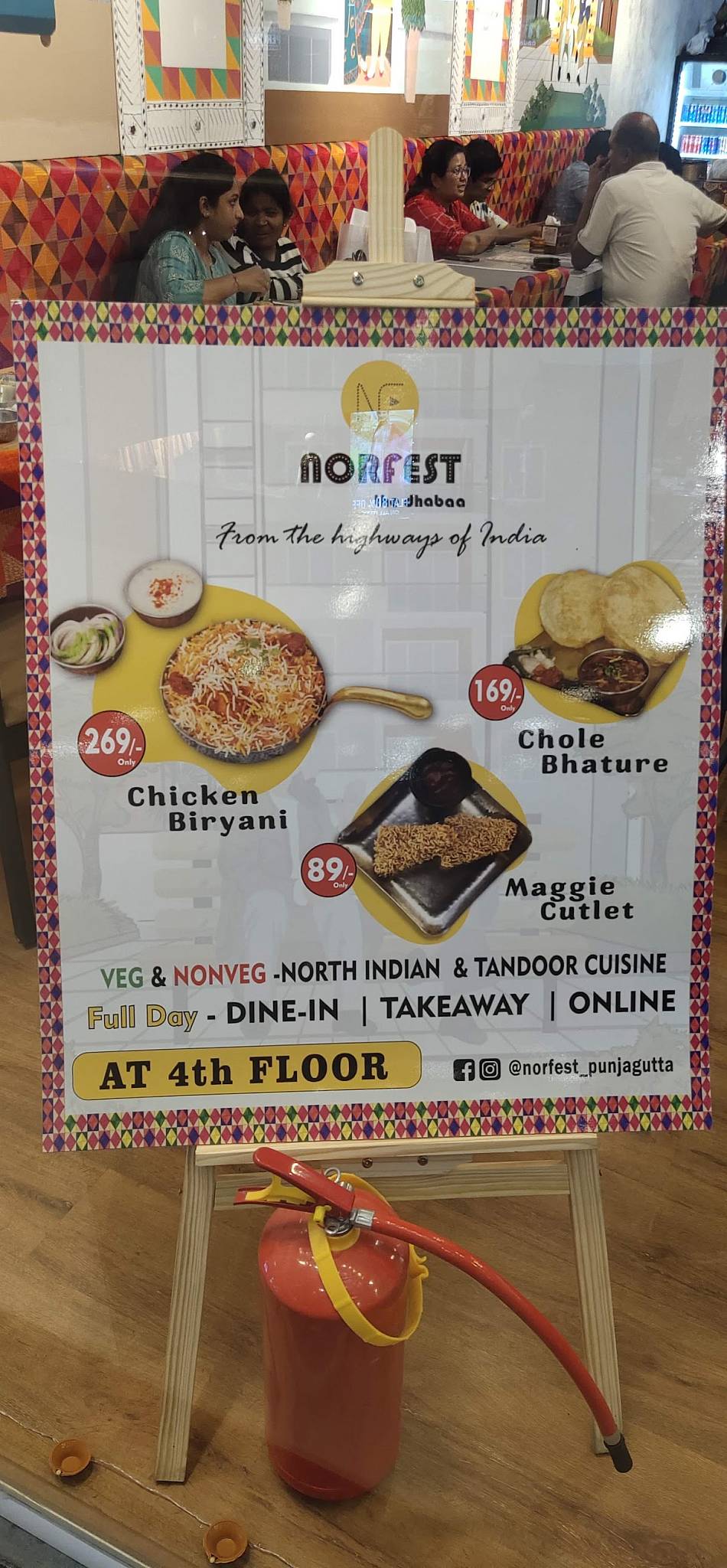 Menu at Norfest The Dhabaa, Hyderabad, 4th Floor