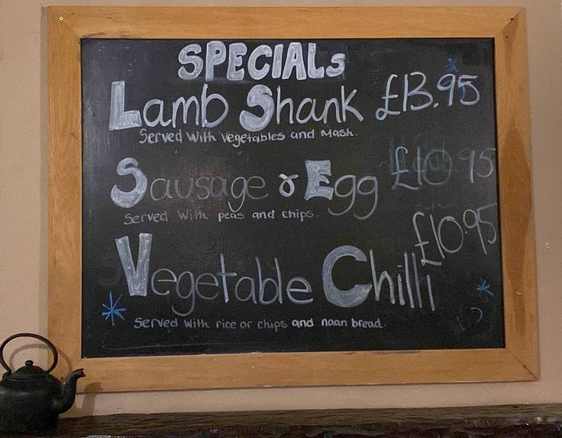 Menu at The Horseshoe Sywell pub & bar, Northampton, 2 Overstone Rd