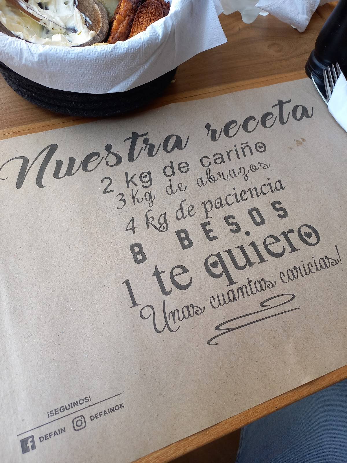 Menu at OSADA - Restaurante & Café, Manuel Alberti