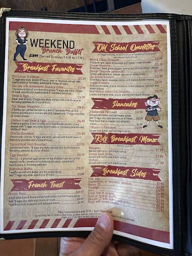 Menu at OSG Cafe, Mesa, E Main St