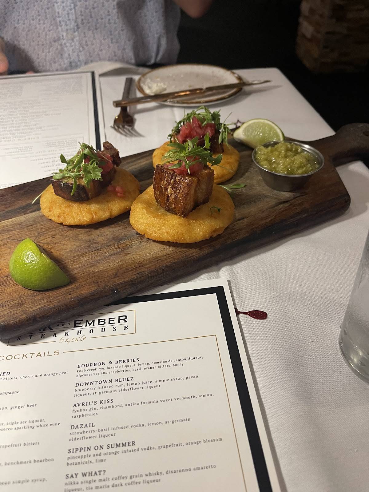 Menu at Oak And Ember Steakhouse, Port St. Lucie