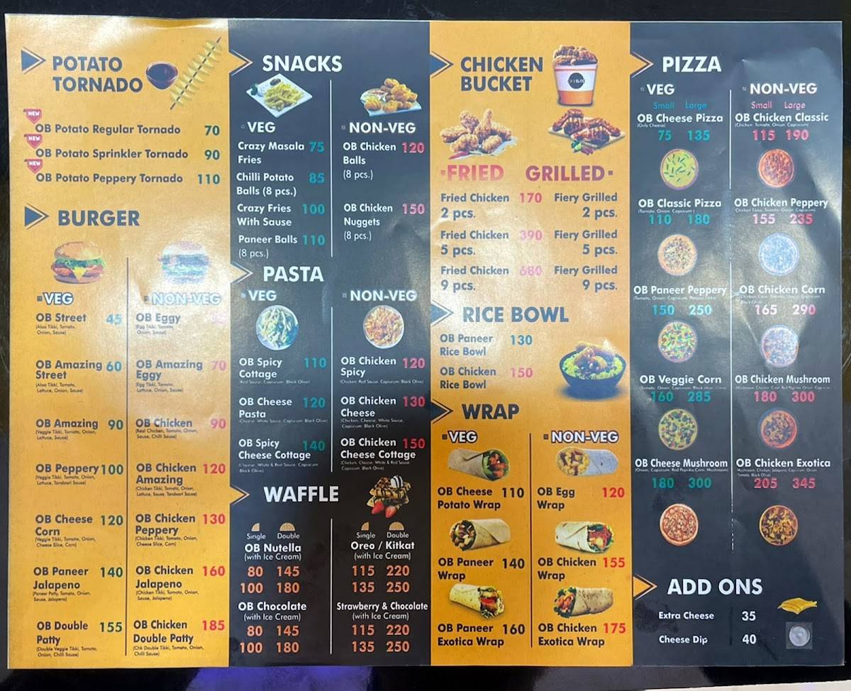 Menu at One Bite Mandi, Mandi