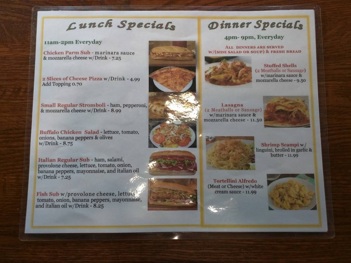 Menu at OIP pizzeria, Allenwood, US-15