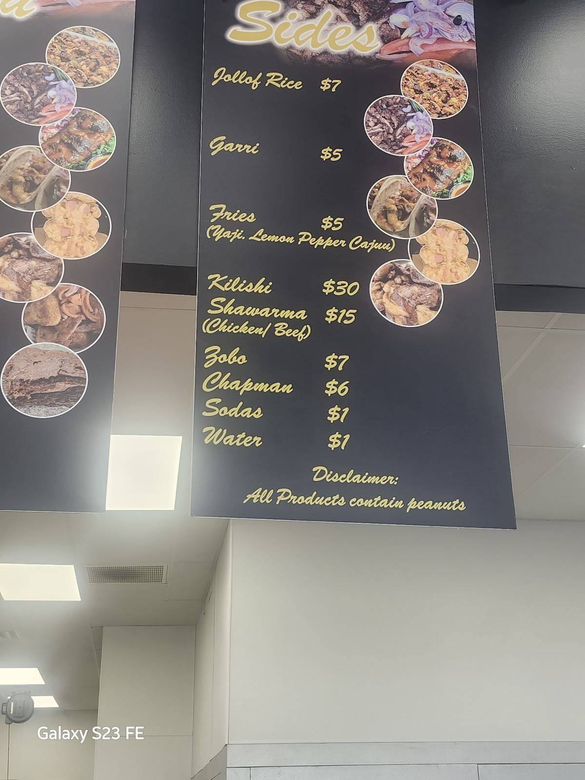 Menu at Osuma Suya restaurant, Houston