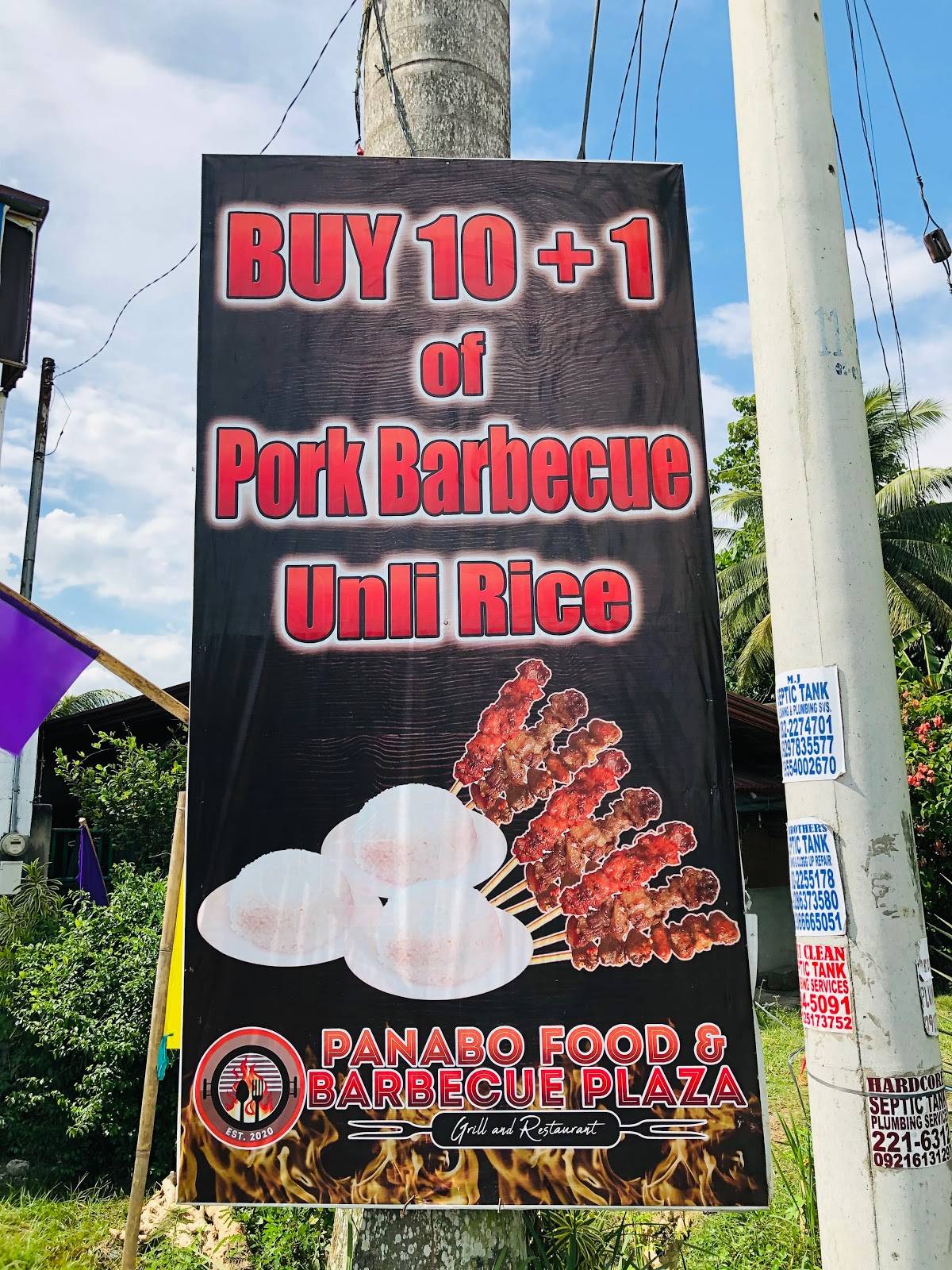 Carta de Panabo Food and Barbeque Plaza, Panabo