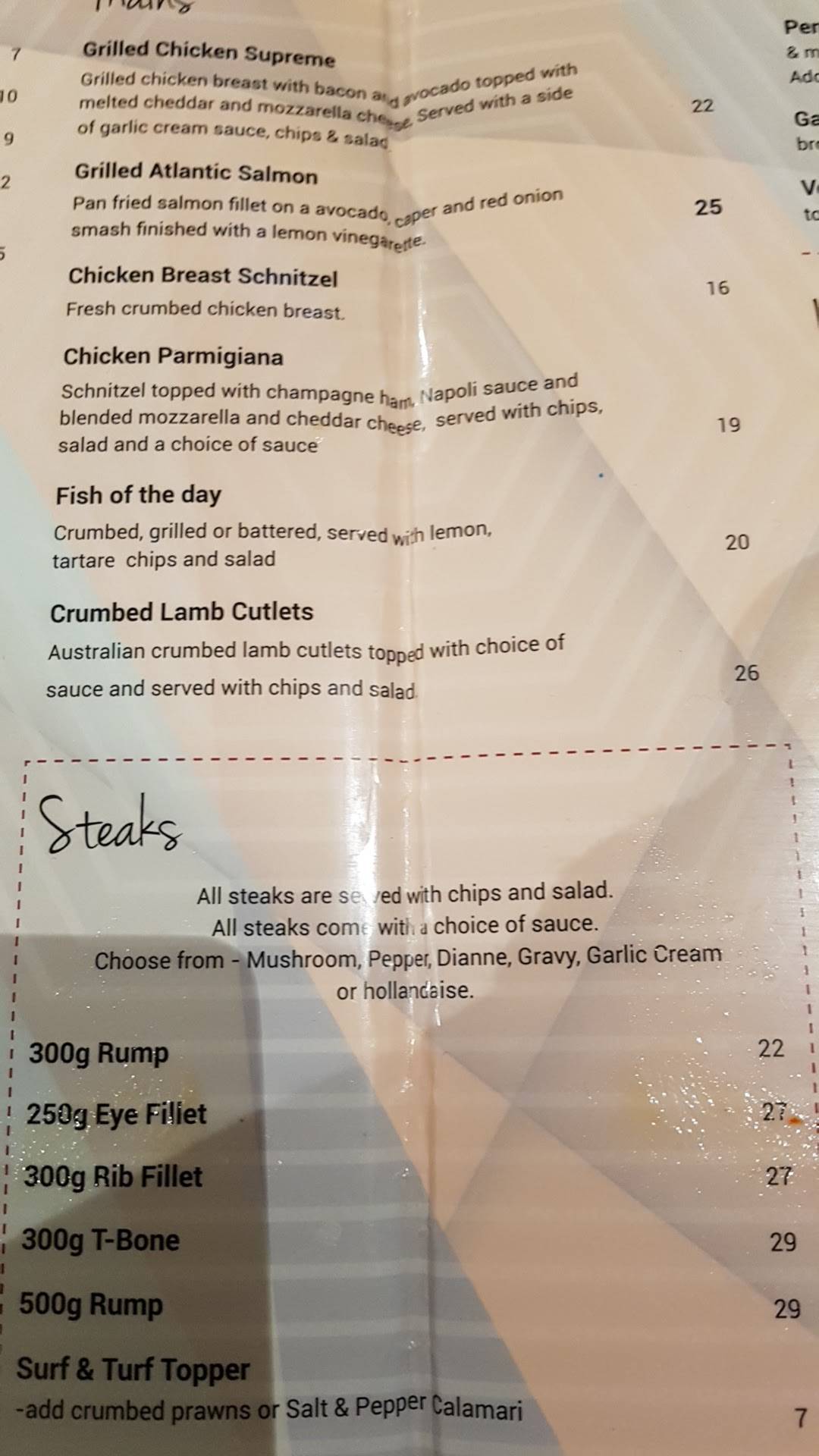 Menu at Park Ridge Tavern pub & bar, Park Ridge, -3712 Mount Lindesay Hwy