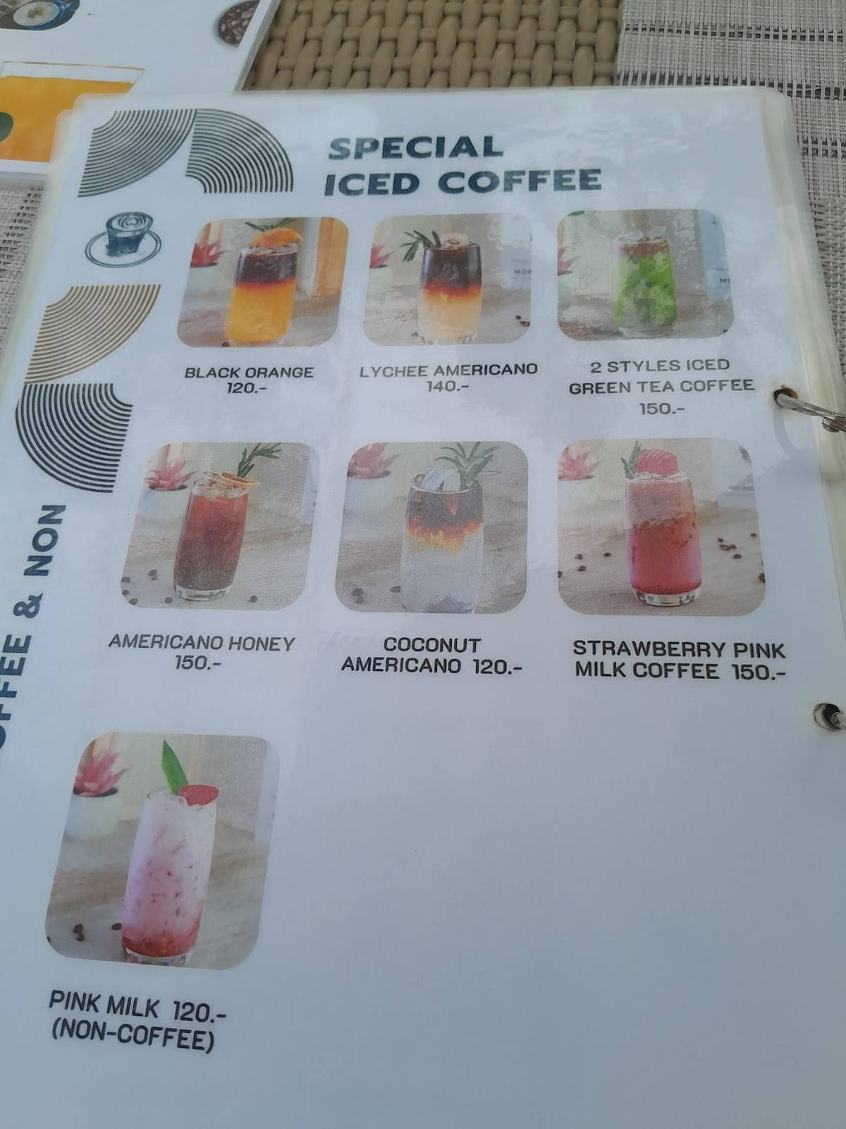 Menu at Coco Copper Bistro & Beach Bar, Pa Tong