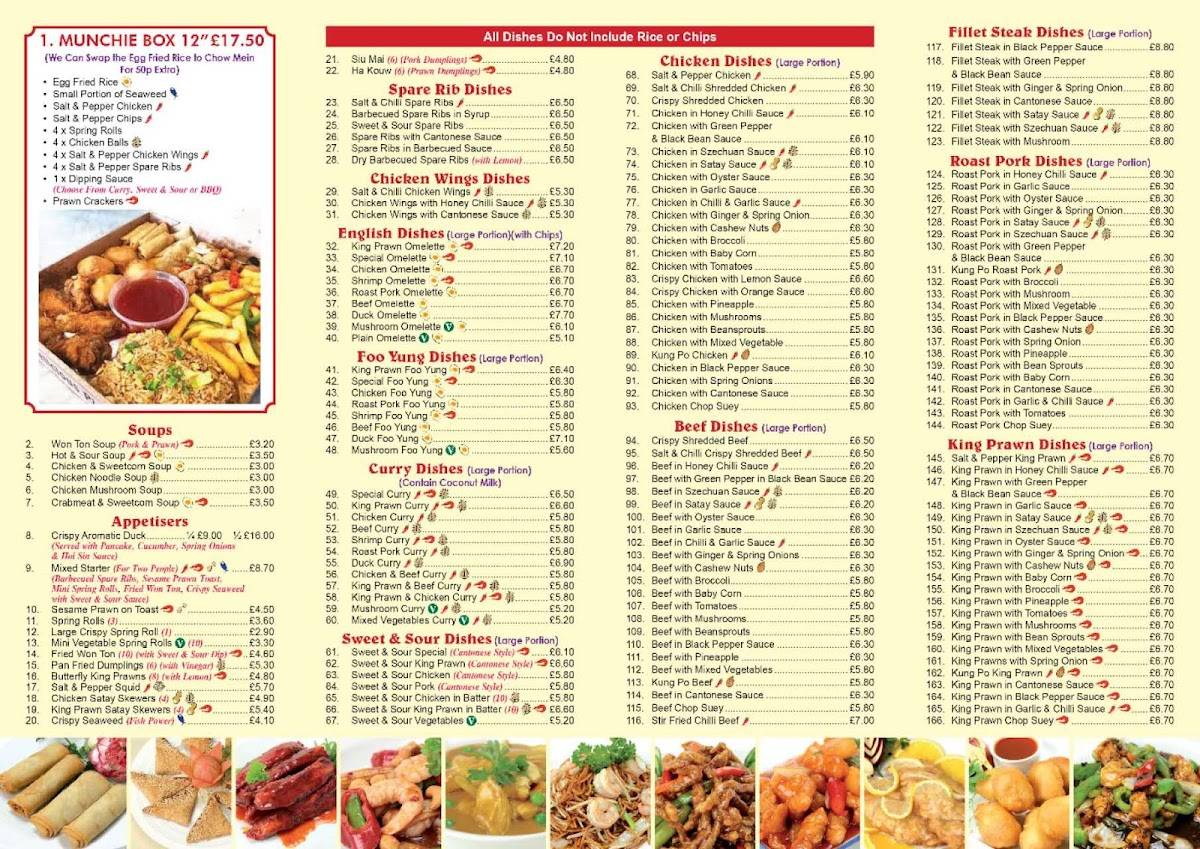 Menu at Peking House restaurant, Fleetwood