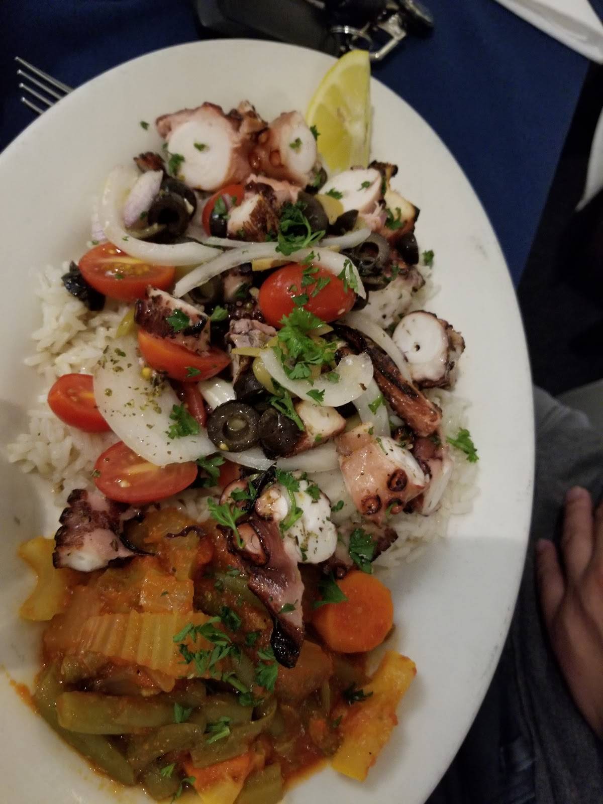 Menu at Pelagos Cafe, Naples