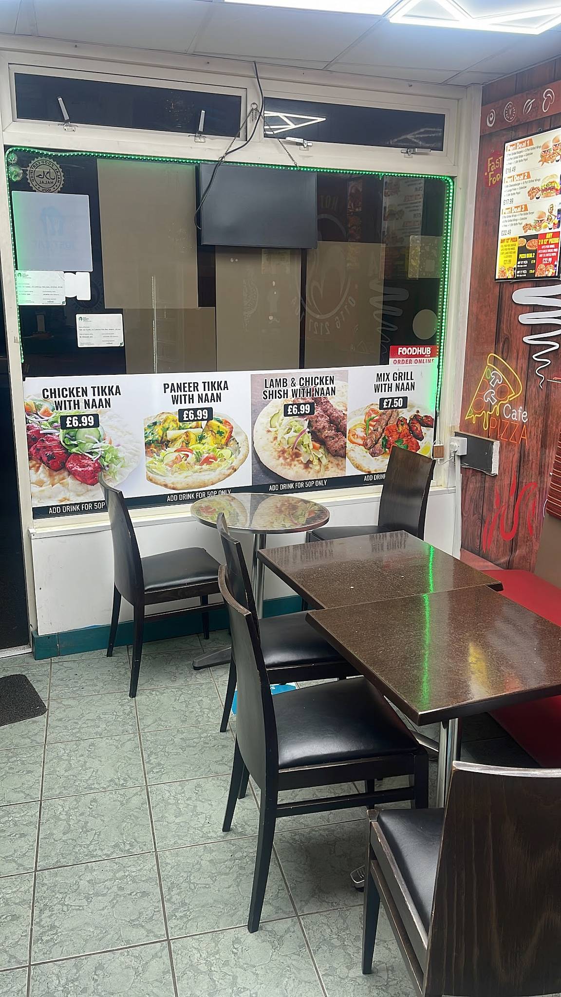 Menu at Peri Hot Flames restaurant, Leicester