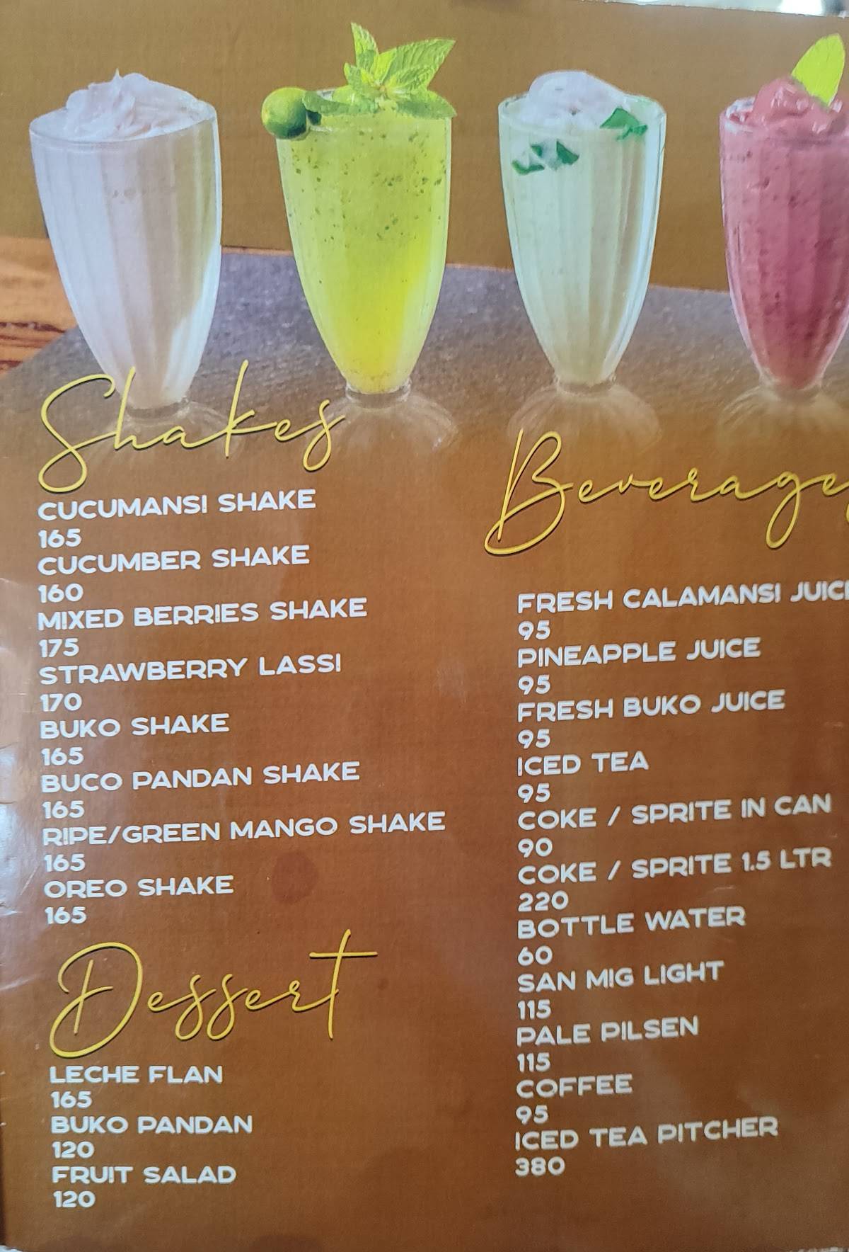 Menu at Peri Peri - Bypass Fairlane Branch restaurant, Tarlac City