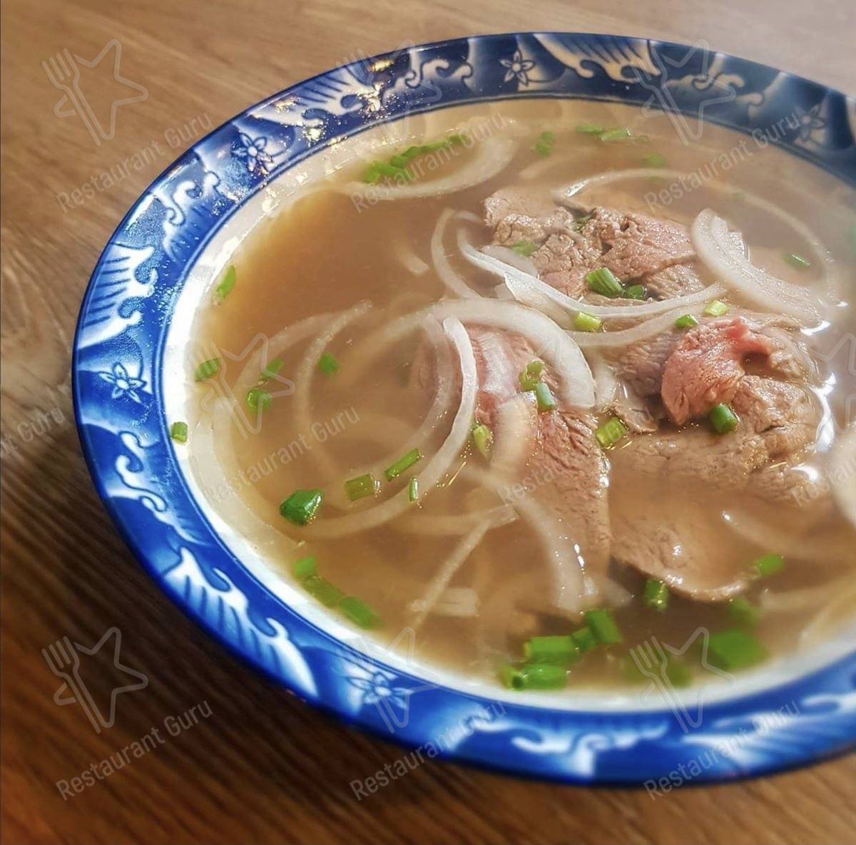 Menu at Phoever vietnamese restaurant, Bangkok