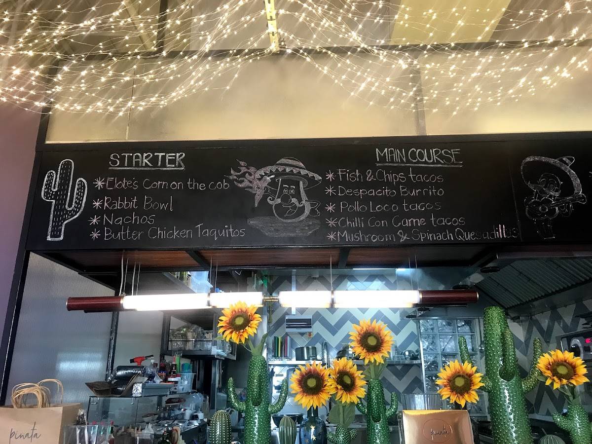 Menu at Pinata at One Third restaurant, UAE