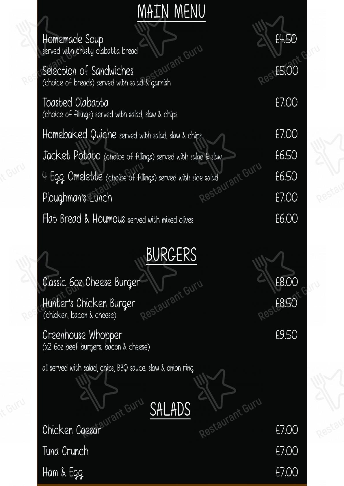 Menu at Ping On Chop Suey House(Gateshead) fast food, Gateshead
