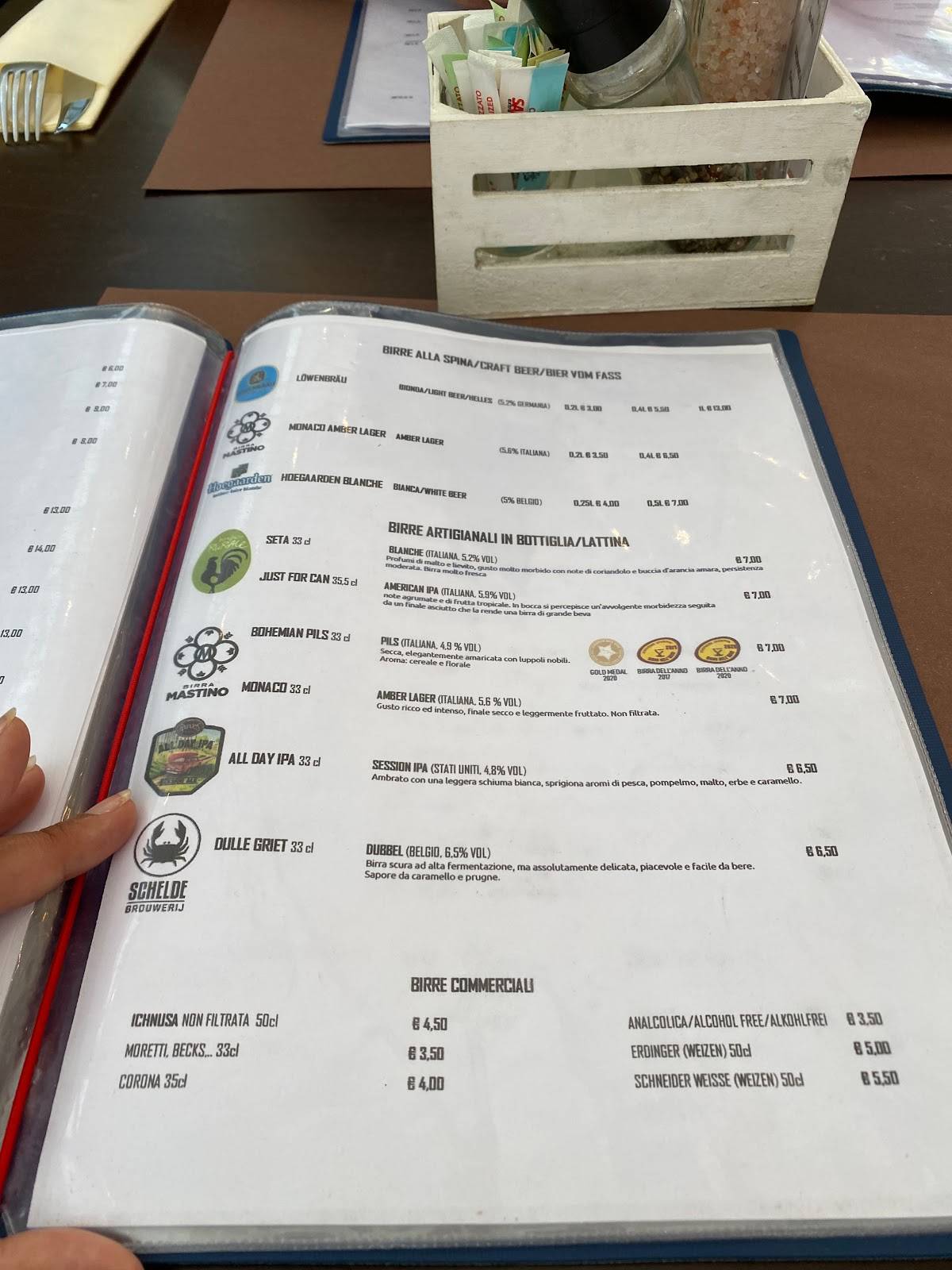 Speisekarte von Pit Stop restaurant, Lido di Jesolo