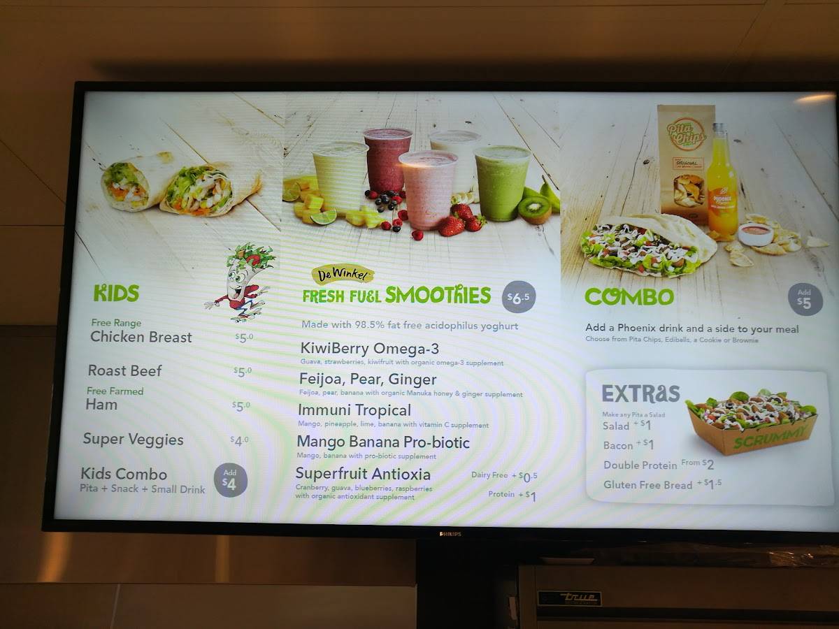 Menu at Pita Pit Te Atatu restaurant, Auckland, 543 Te Atatu Rd