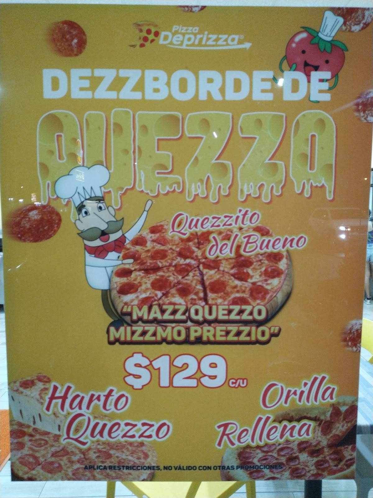 Carta del restaurante Pizza Deprizza, Nuevo Laredo, Prol Av Monterrey