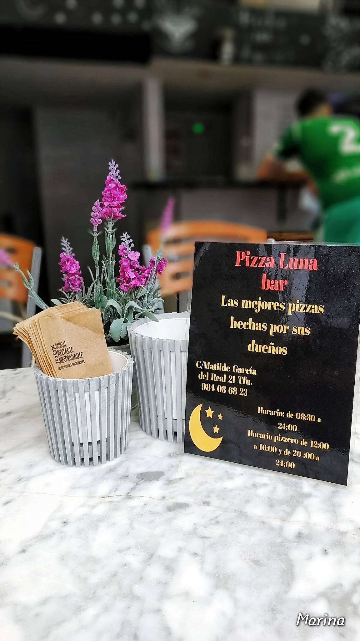 Menu at Pizza Luna Bar, Oviedo