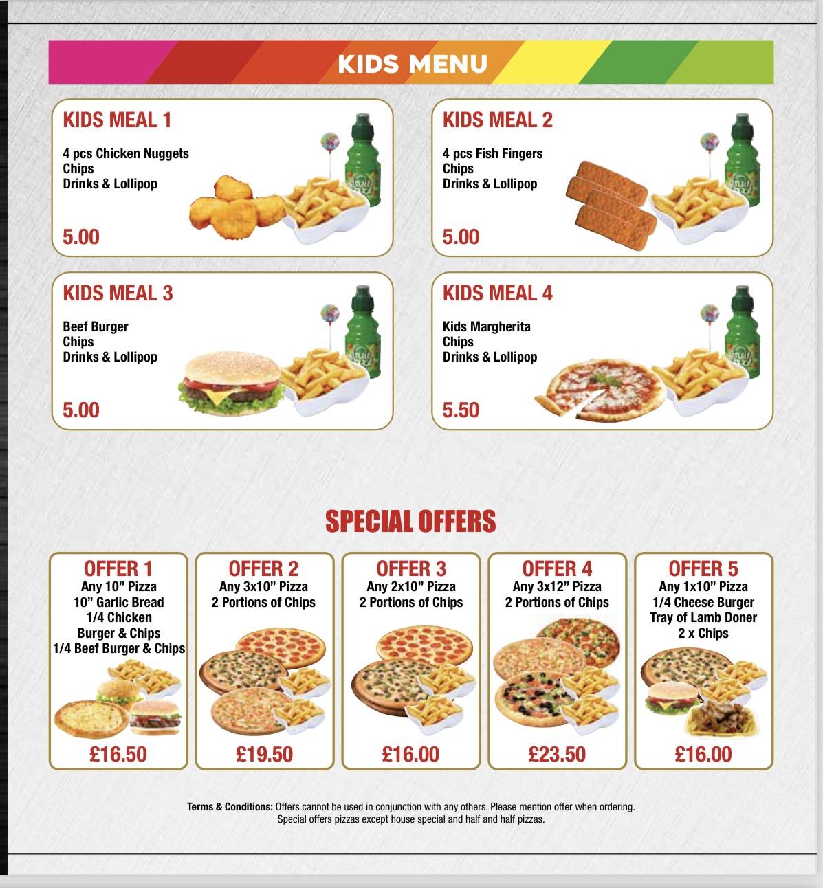 Menu at KINGSWOOD PIZZA pizzeria, Hull