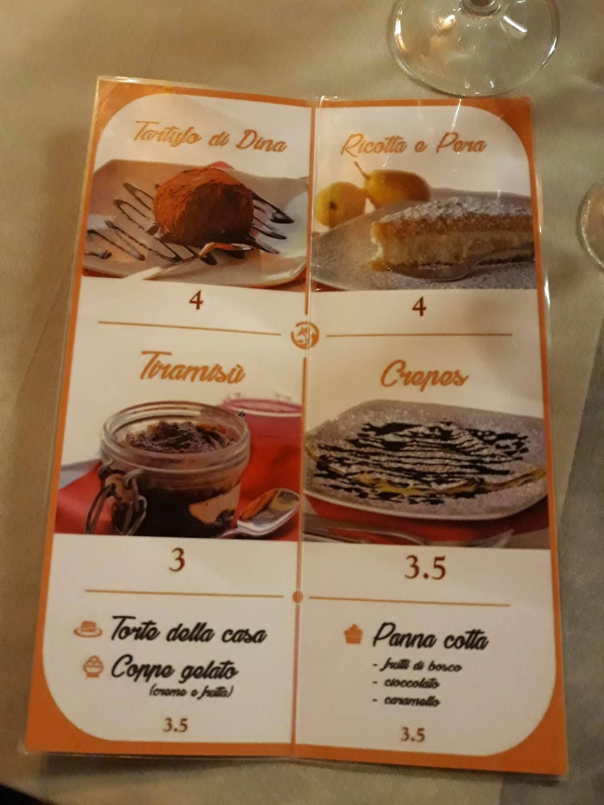 Menu at Ristorante di Pesce - Lido "Carnevale", Guardia Piemontese, Via ...