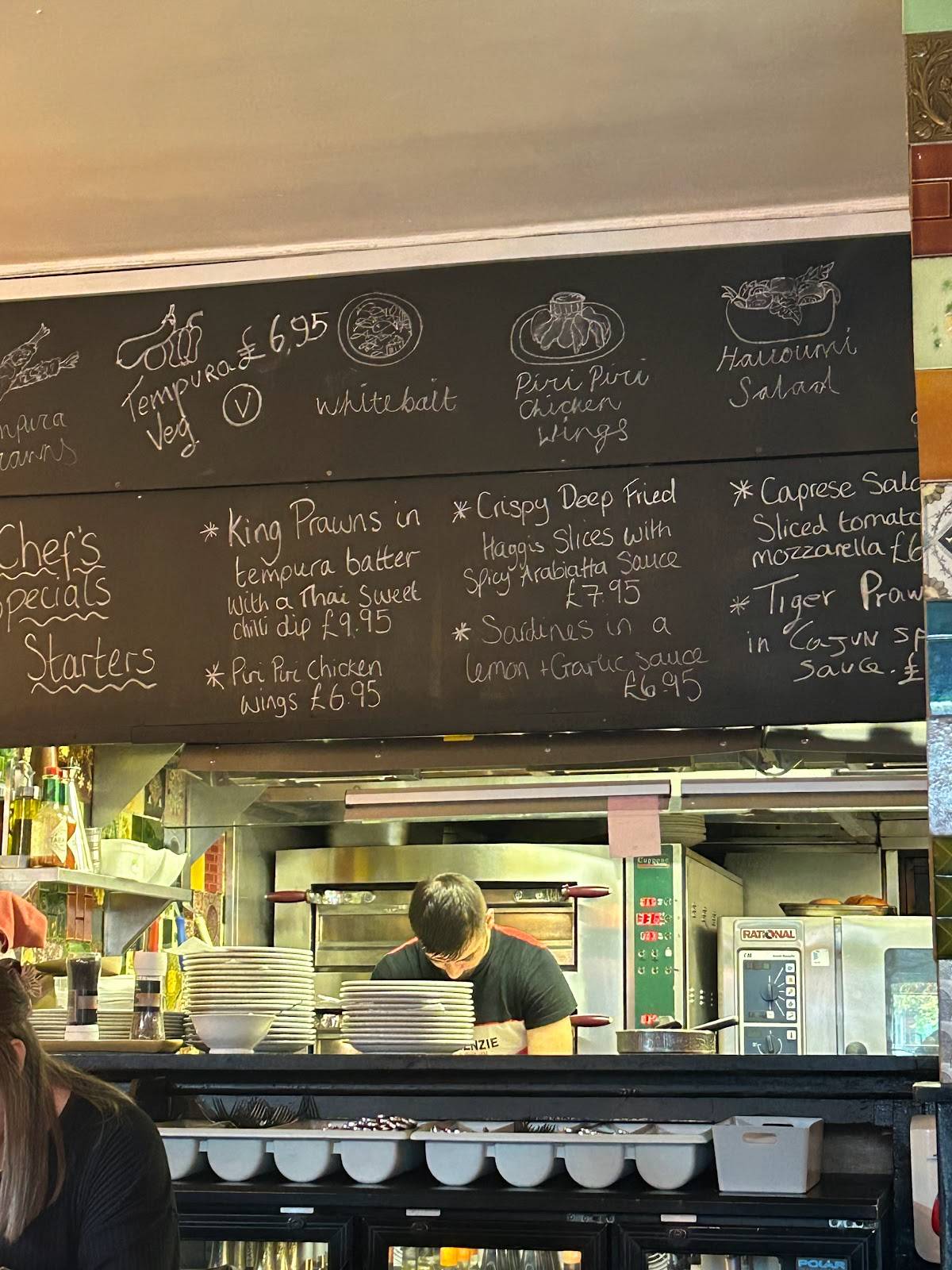 Menu at Pizzeria Santana, Newcastle upon Tyne, 131-133 Jesmond Rd