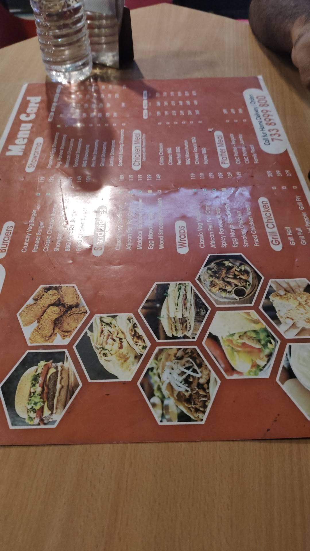 Menu at Plan B, Chennai, 76 A M 4th Street