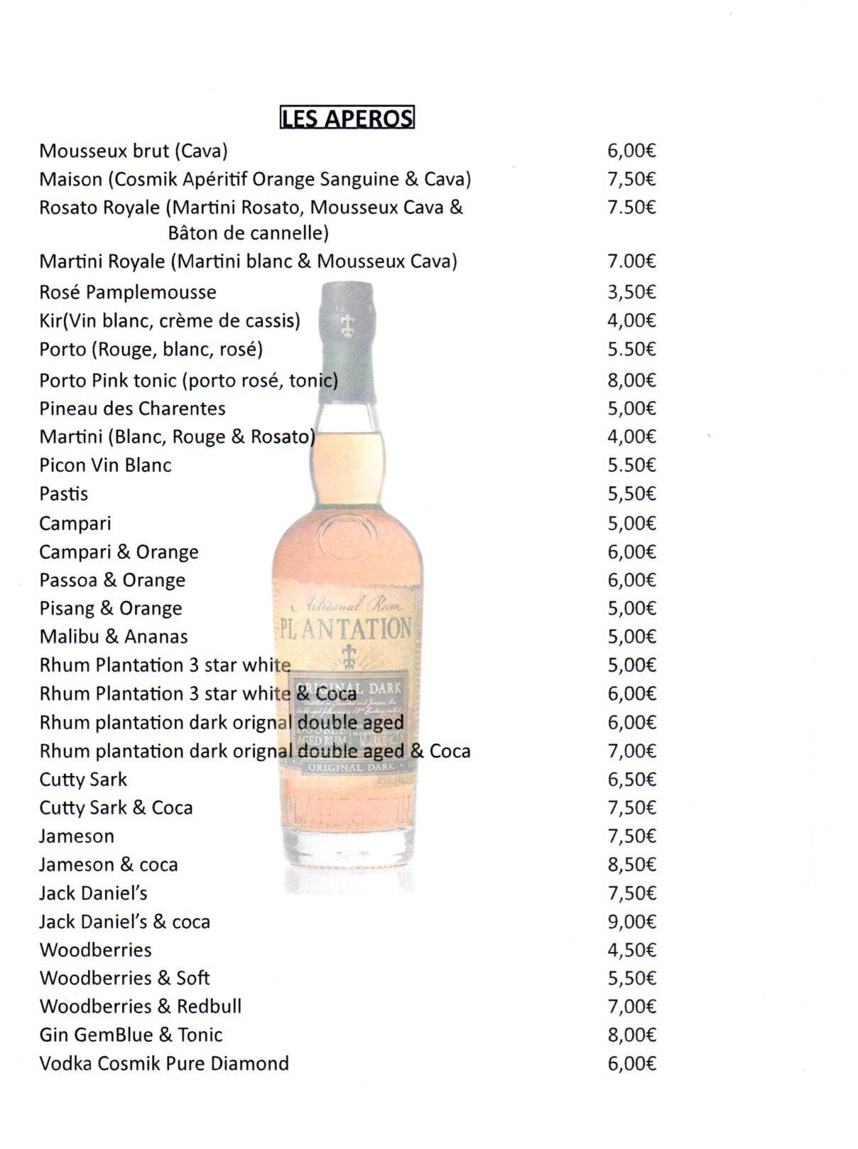 Menu au Poldo's Resto Gembloux Gembloux, Gembloux