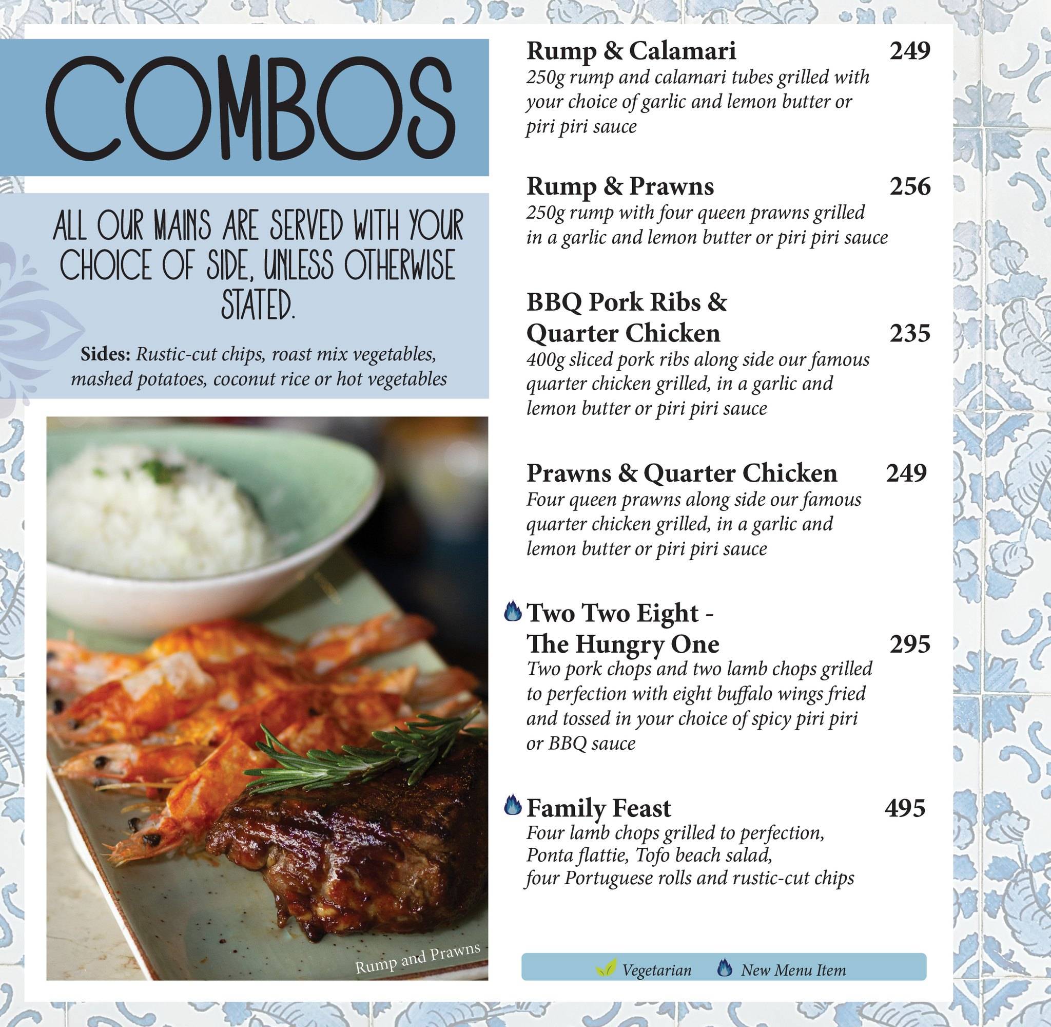 Menu at Ponta - Portuguese Inspired Food Restaurant, South Africa