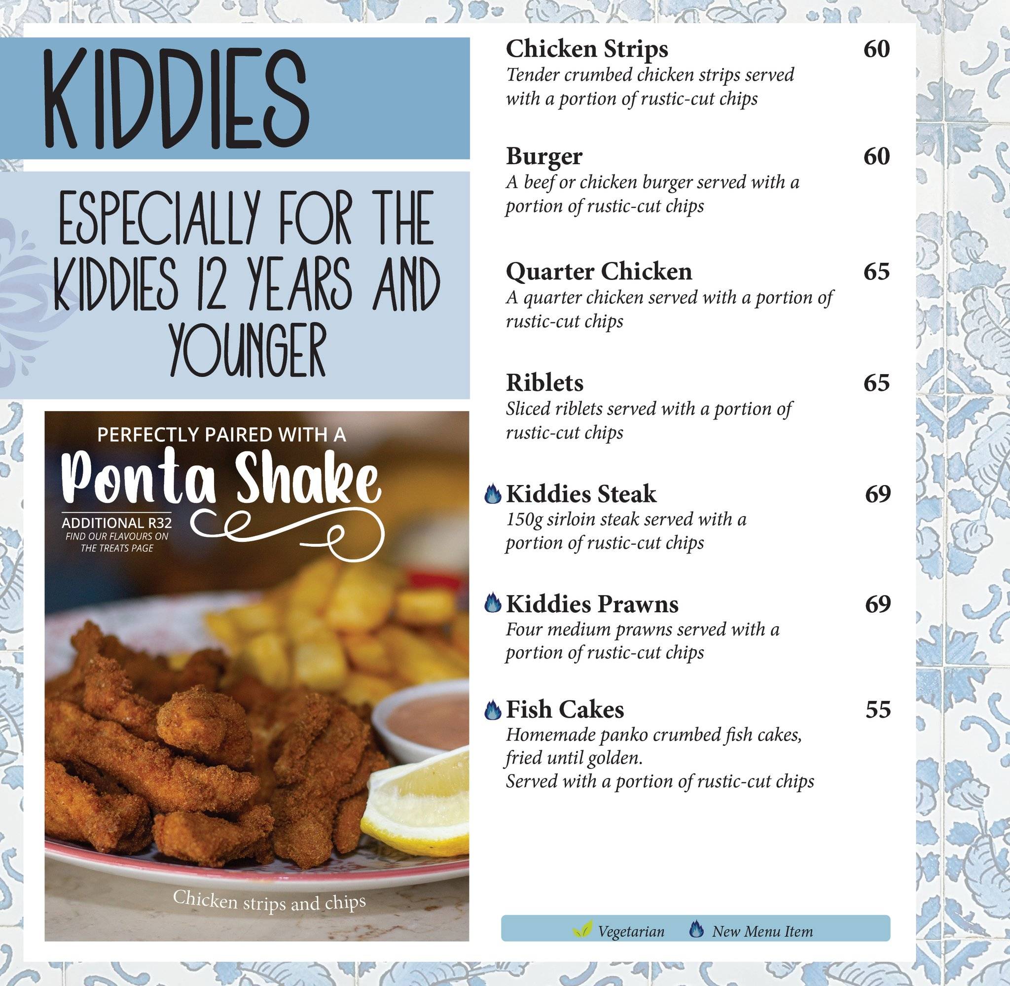Menu at Ponta - Portuguese Inspired Food Restaurant, South Africa