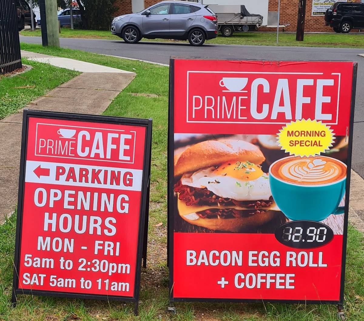 Menu at Prime Café. cafe, Narellan