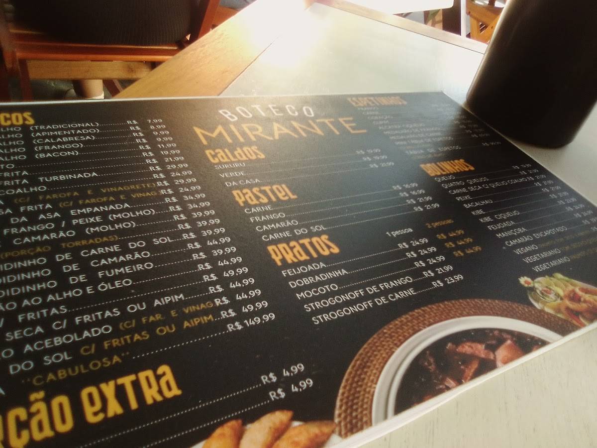 Menu em Boteco Mirante pub & Bar, Salvador
