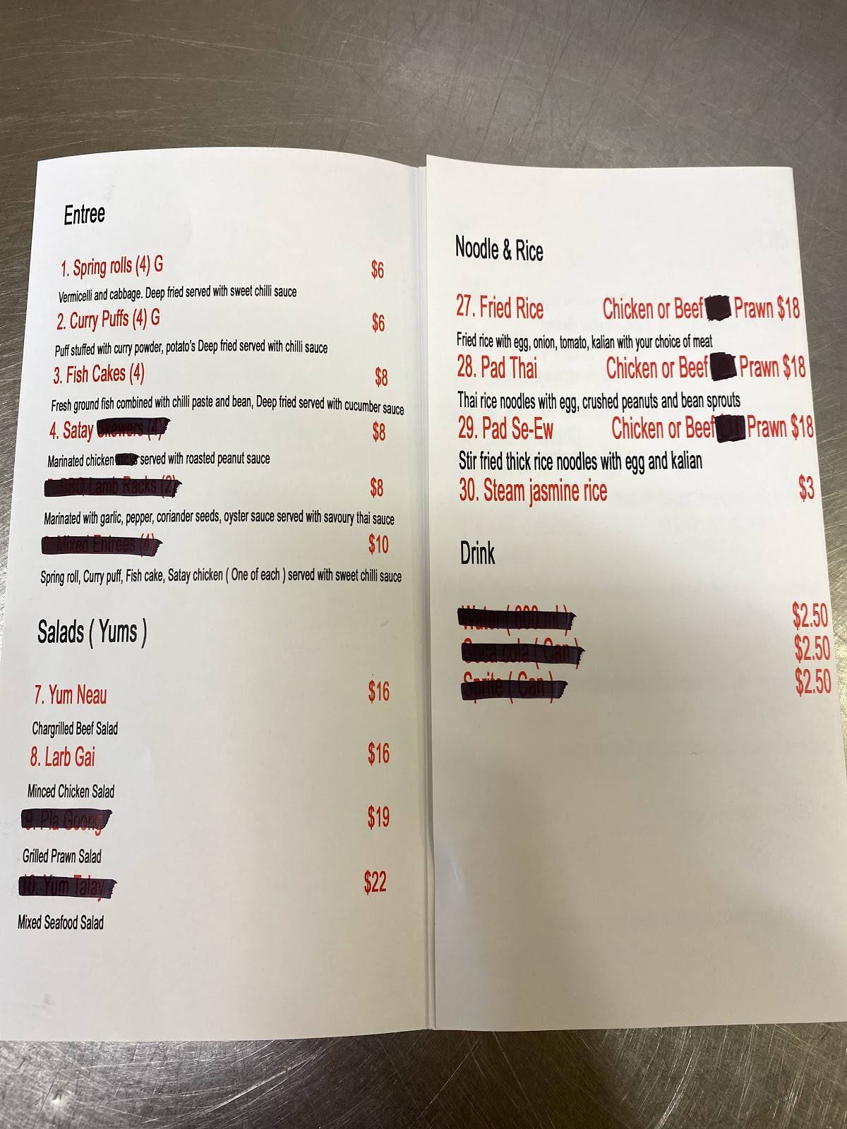 Menu at Champion Lakes Tavern pub & bar, Camillo
