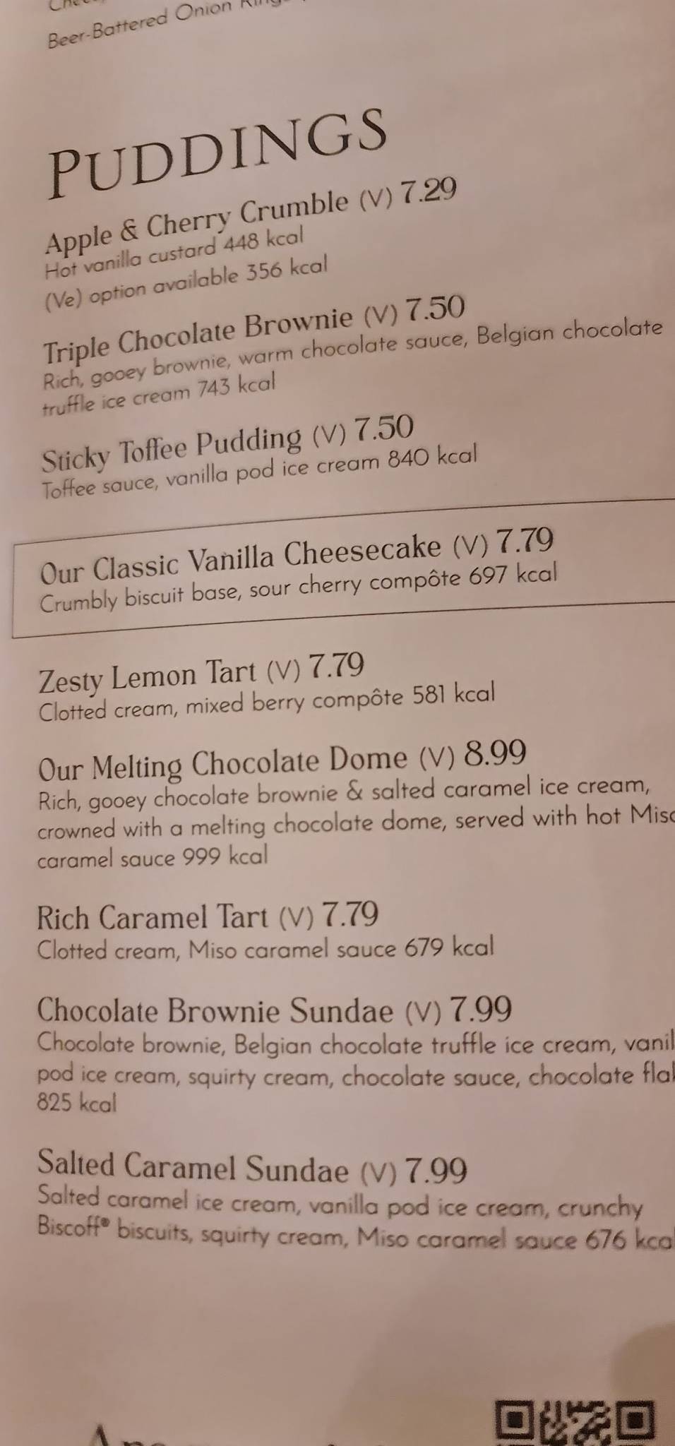 Menu at Copt Oak pub & bar, Markfield