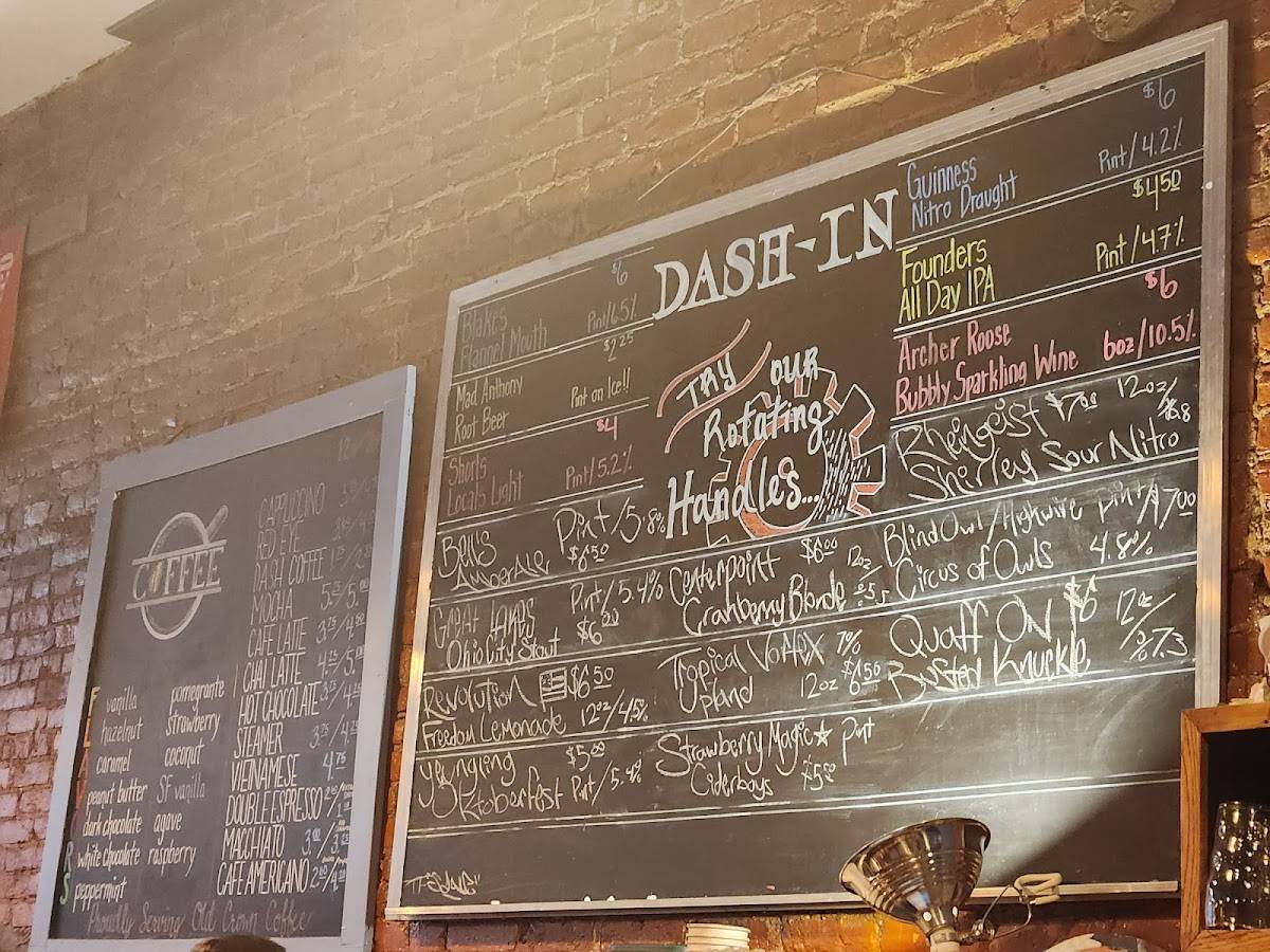Menu at Dash-In pub & bar, Fort Wayne