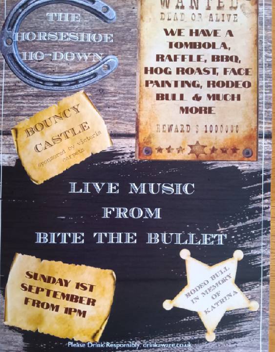 Menu at Horseshoe Inn pub & bar, Hunmanby