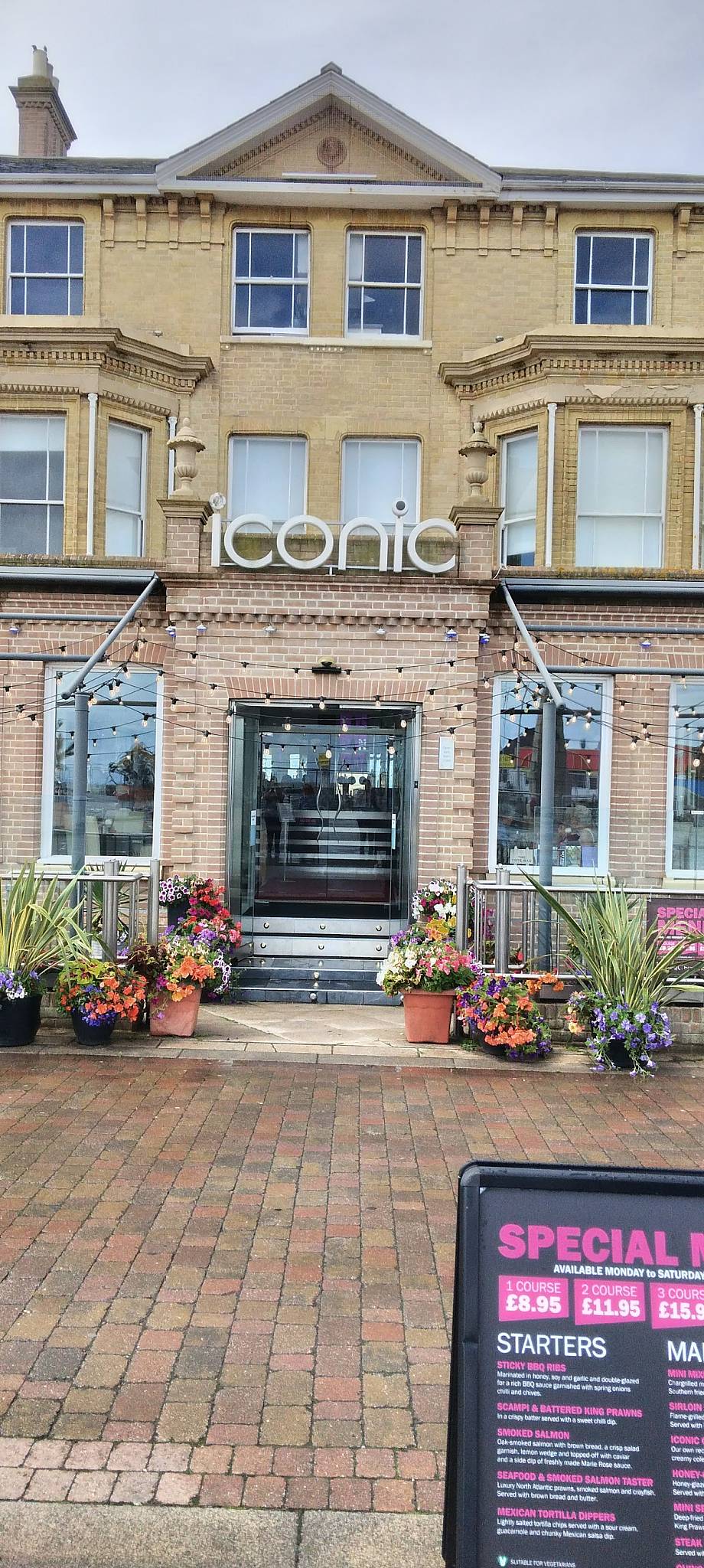Menu at Iconic Bar & Grill, Lowestoft, 2 Royal Thoroughfare