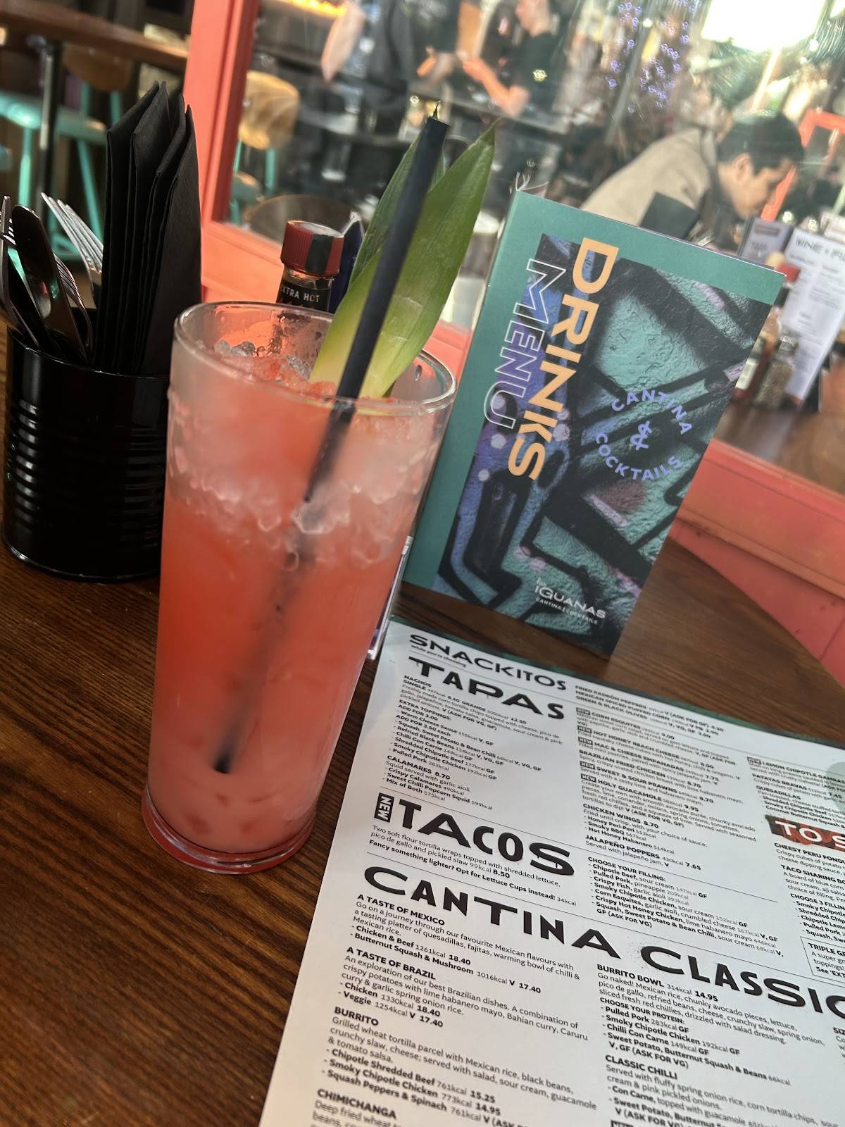Menu at Las Iguanas - Manchester - Trafford Centre pub & bar ...