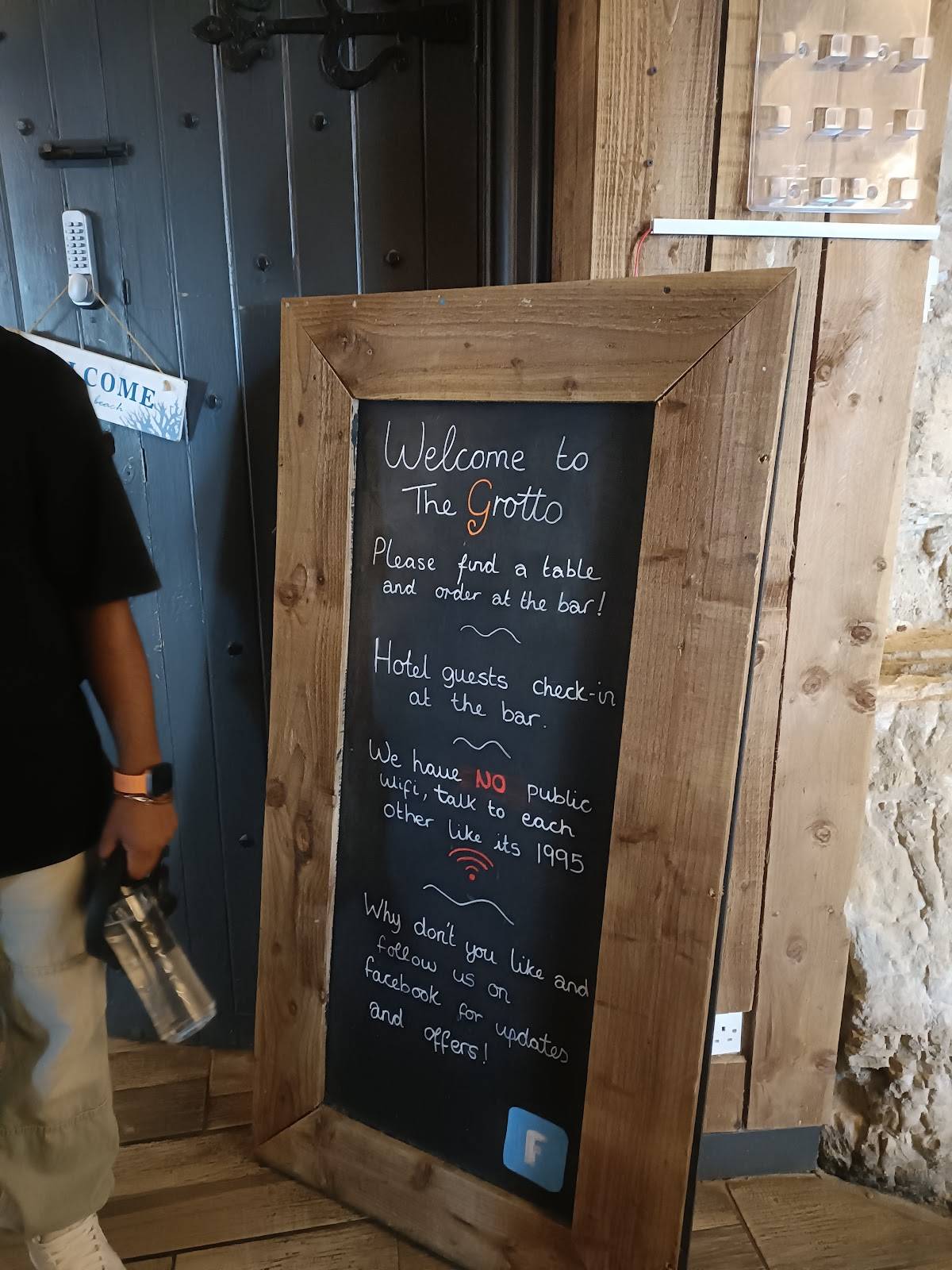Menu at Marsden Grotto pub & bar, South Shields