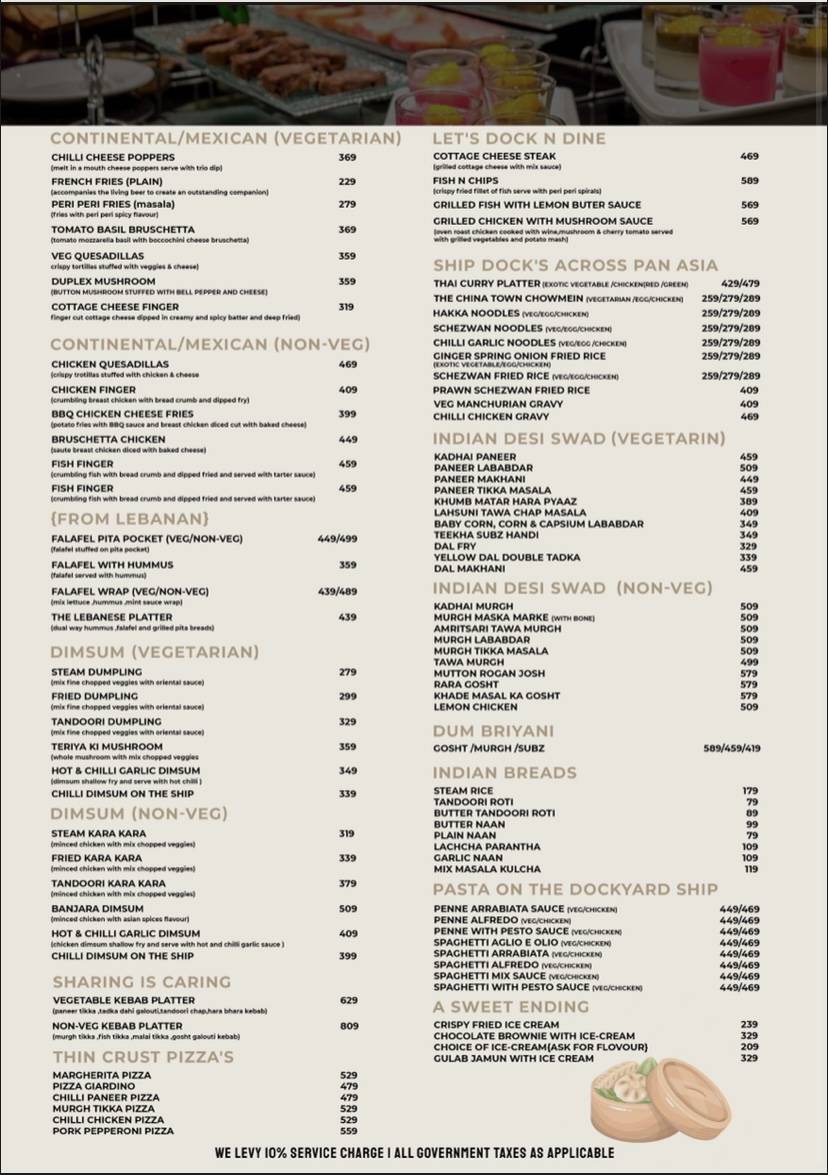 Menu at My Bar Headquarters, Gurugram