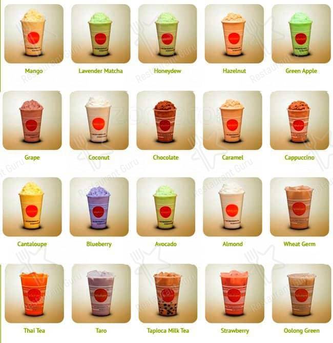 Tapioca express menu store