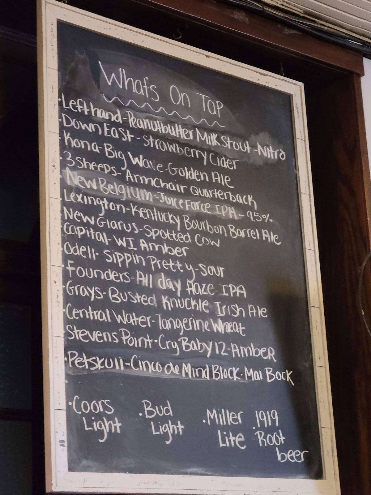 Menu at The Fat Seagull pub & bar, Manitowoc