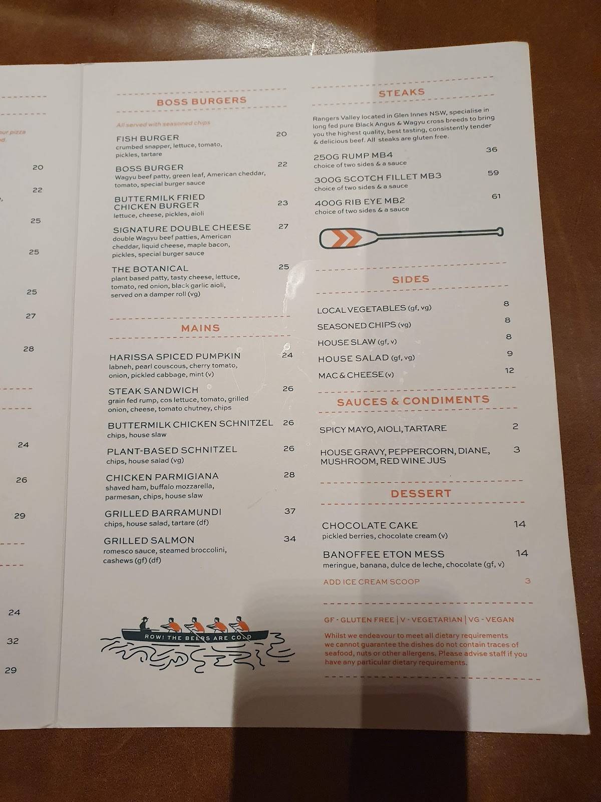 Menu at The Log Cabin pub & bar, Penrith