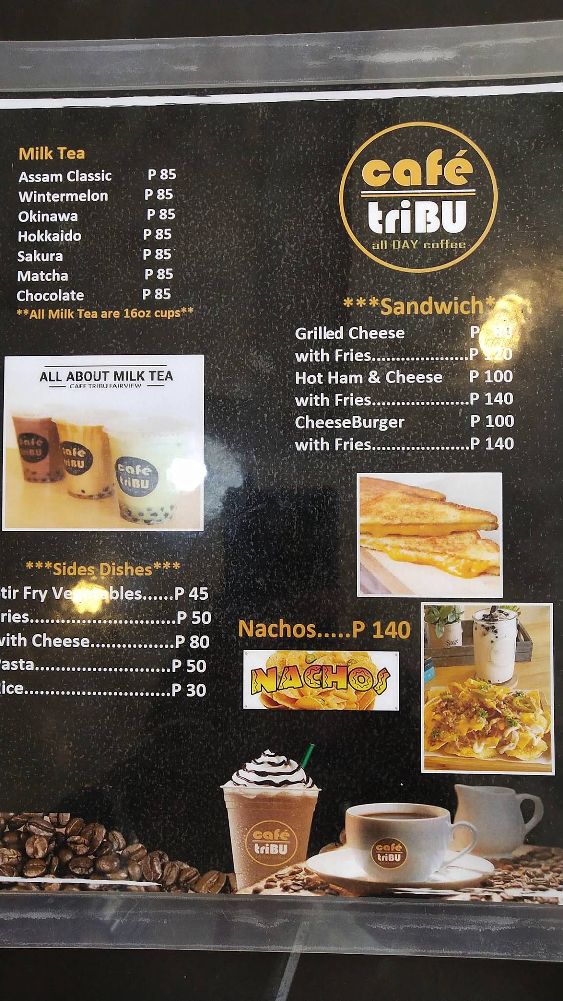 Carta de Café Tribu Fairview, Ciudad Quezon, 2nd Floor Cristina ...