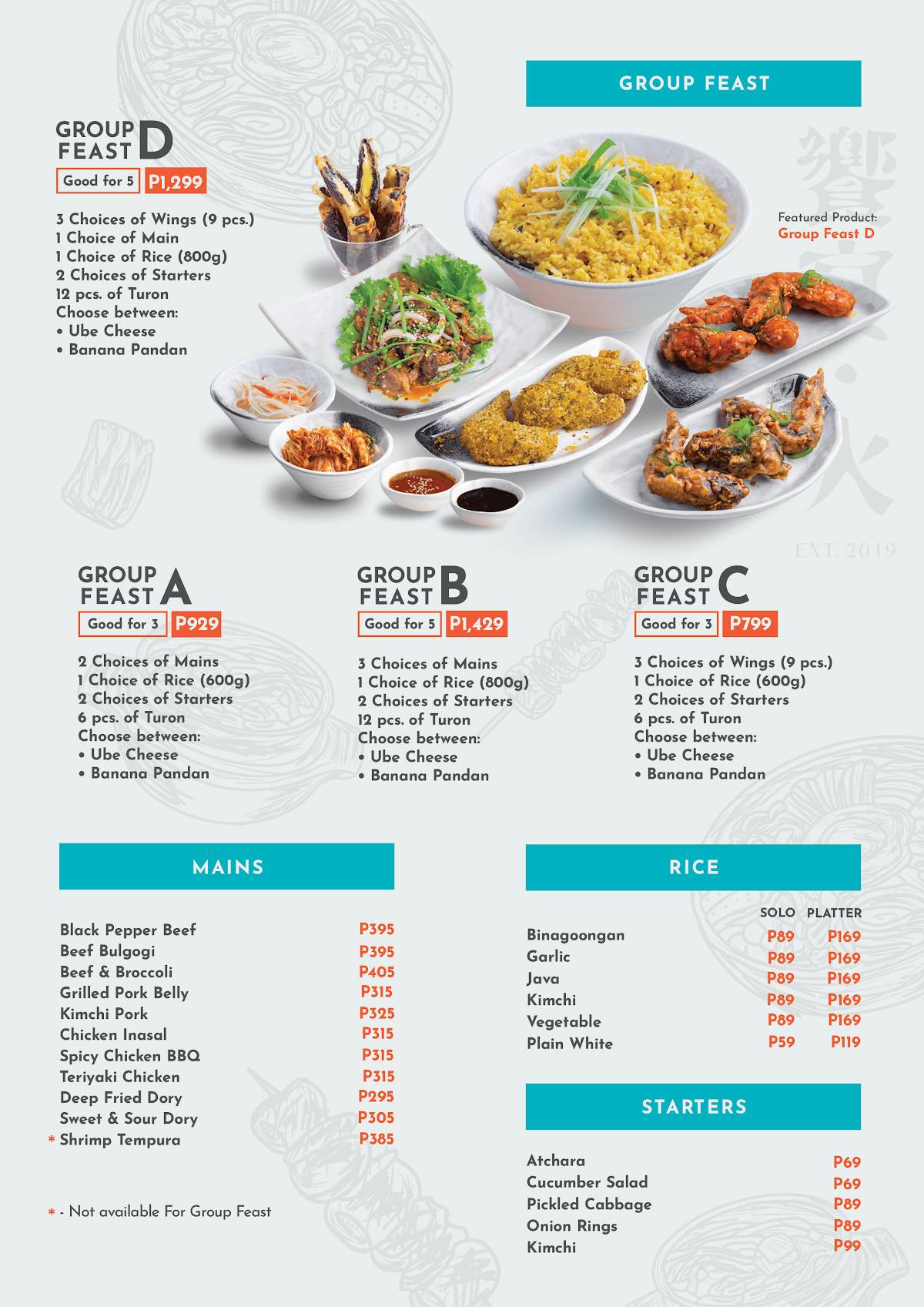 Menu at Feast & Fire - SM North restaurant, Quezon City