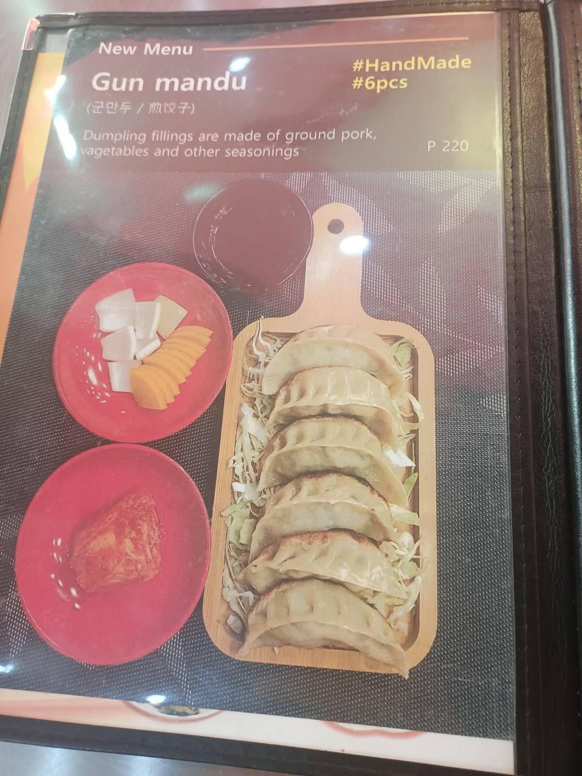 Menu at Jjajang & Jjamppong by Sachunsung Centris restaurant, Quezon City